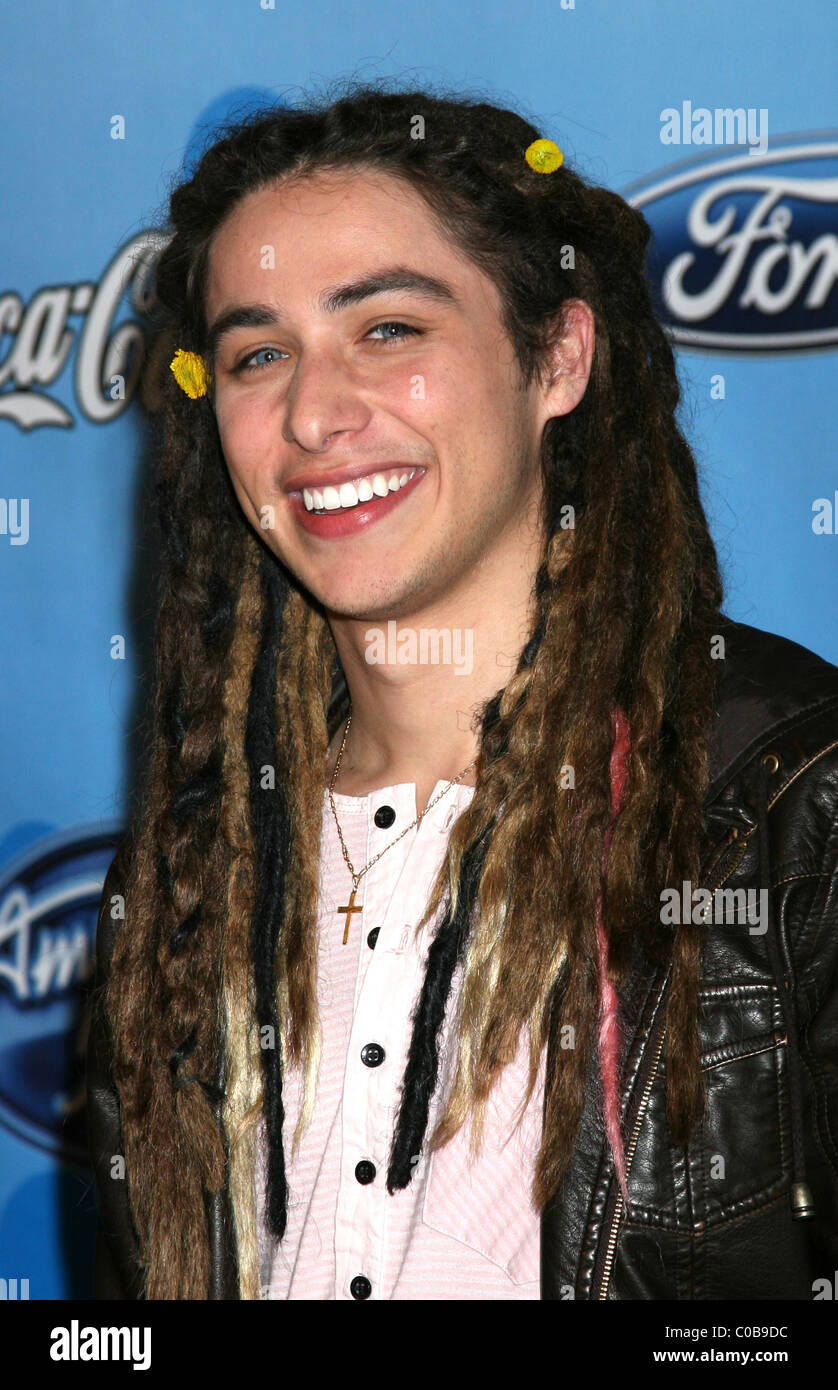 Jason Castro American Idol Top 12 Party arrivals held at Wolfgang Puck ...
