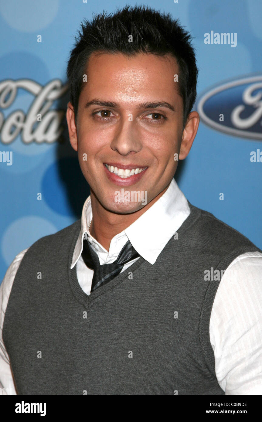David Hernandez American Idol Top 12 Party arrivals held at Wolfgang ...