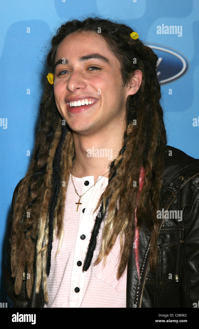 Jason Castro American Idol Top 12 Party arrivals held at Wolfgang Puck ...