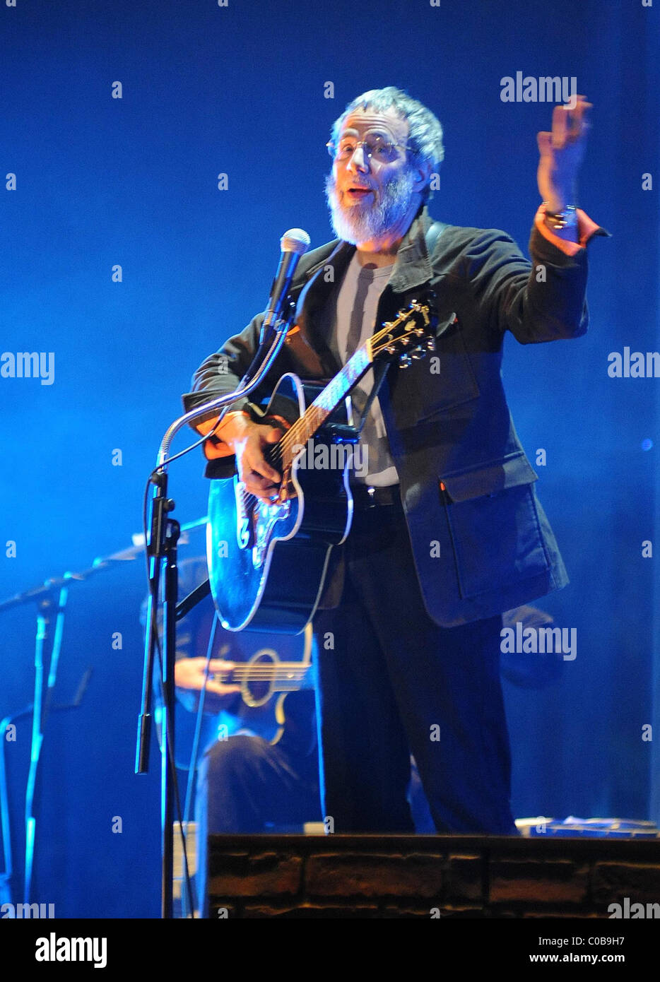 Yusuf Islam aka Cat Stevens performs at the O2 arena for his first tour ...