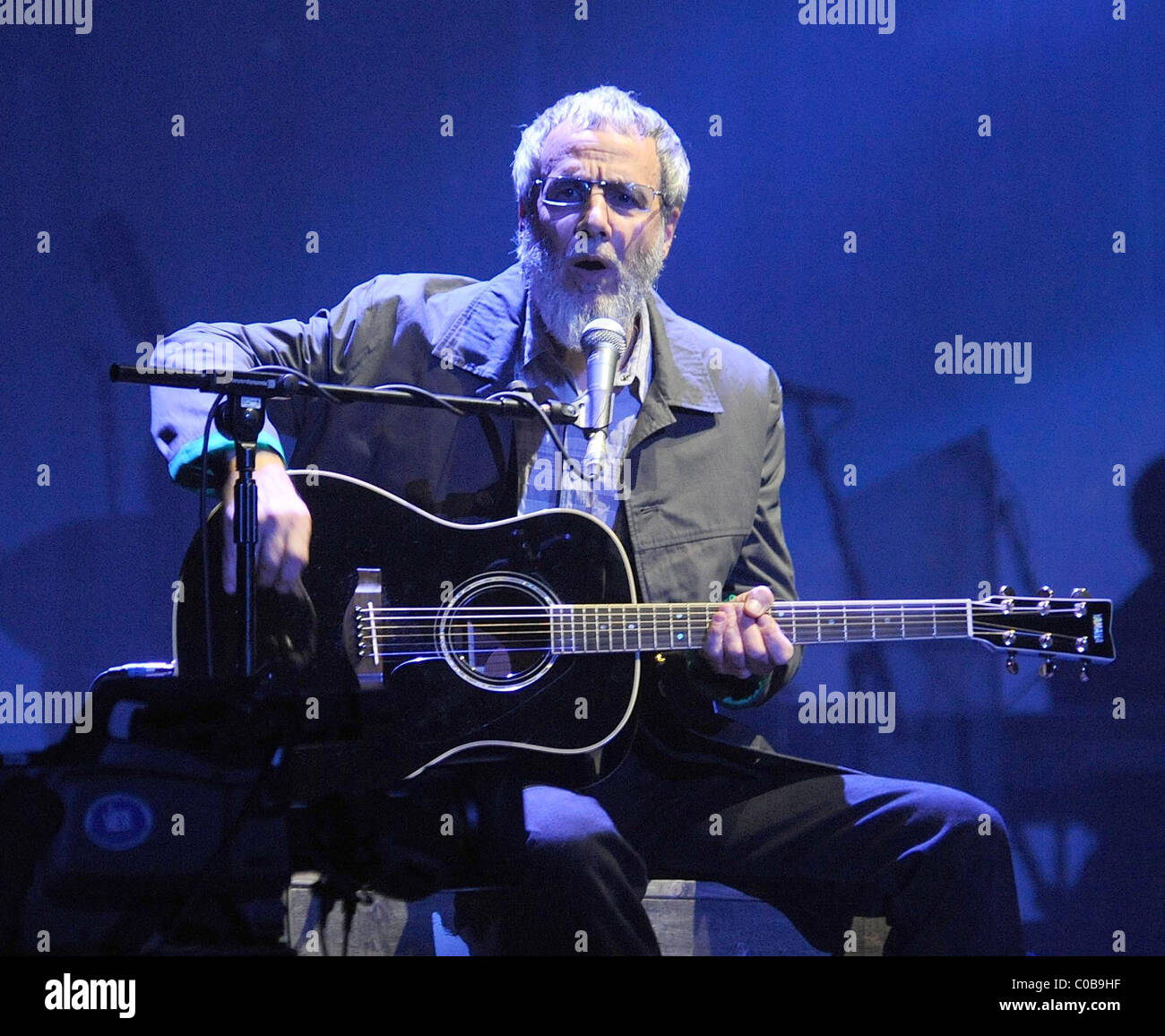 Yusuf Islam aka Cat Stevens performs at the O2 arena for his first tour ...