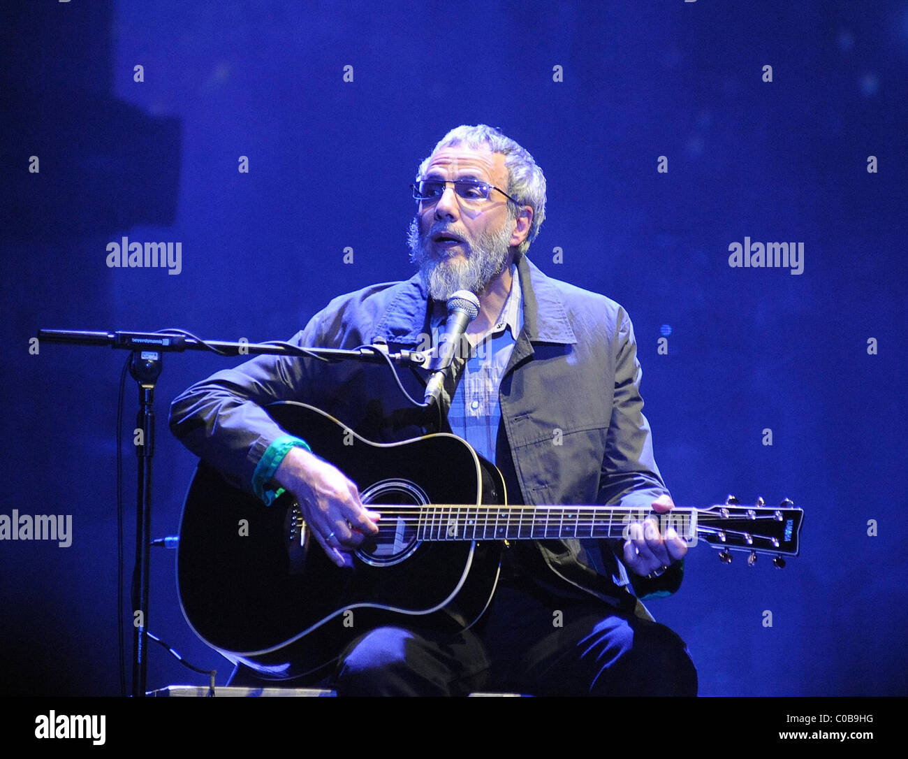 Yusuf Islam aka Cat Stevens performs at the O2 arena for his first tour ...