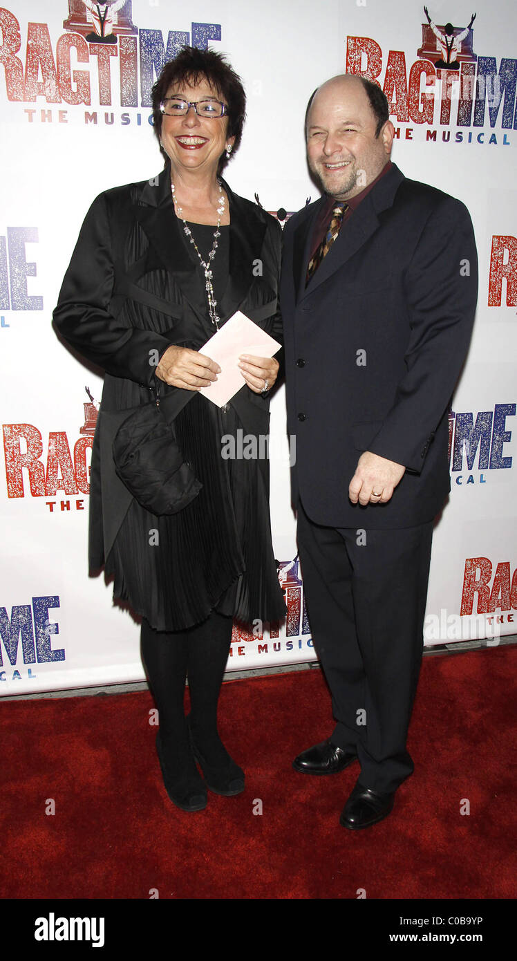 Daena E. Title and her husband Jason Alexander Opening night of the ...