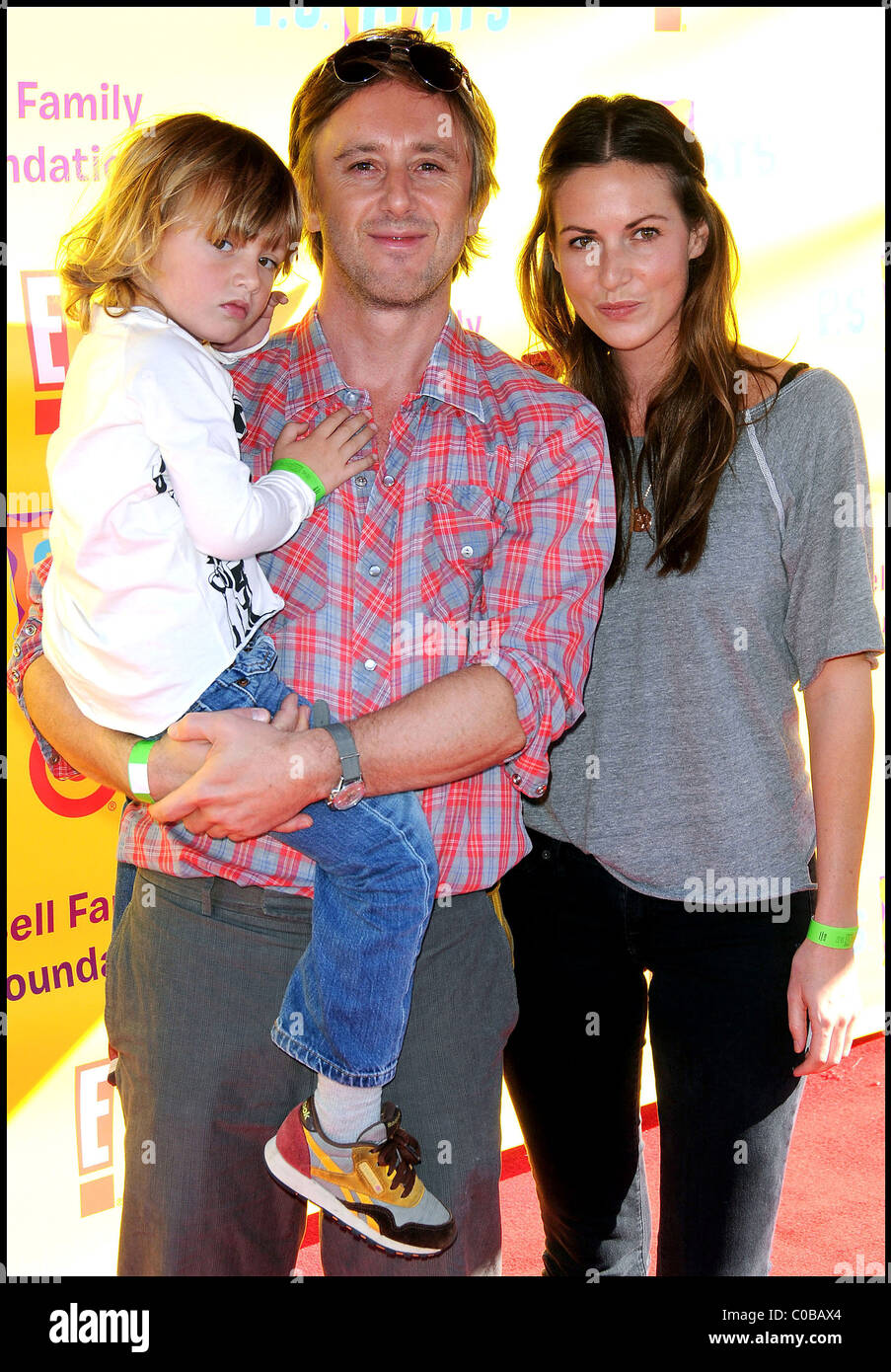 Jake Weber and Elizabeth Carey with their son Waylon 2009 P.S. Arts ...