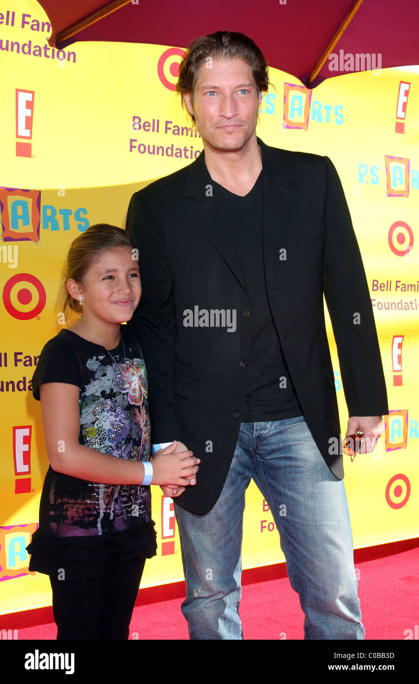 Sean Kanan & Daughter Simone 2009 P.S. Arts Express Yourself event held ...