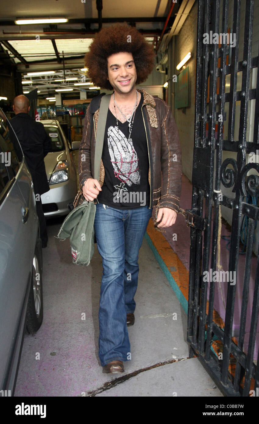 Jamie Archer leaves The London Studios studios after appearing on 'This ...