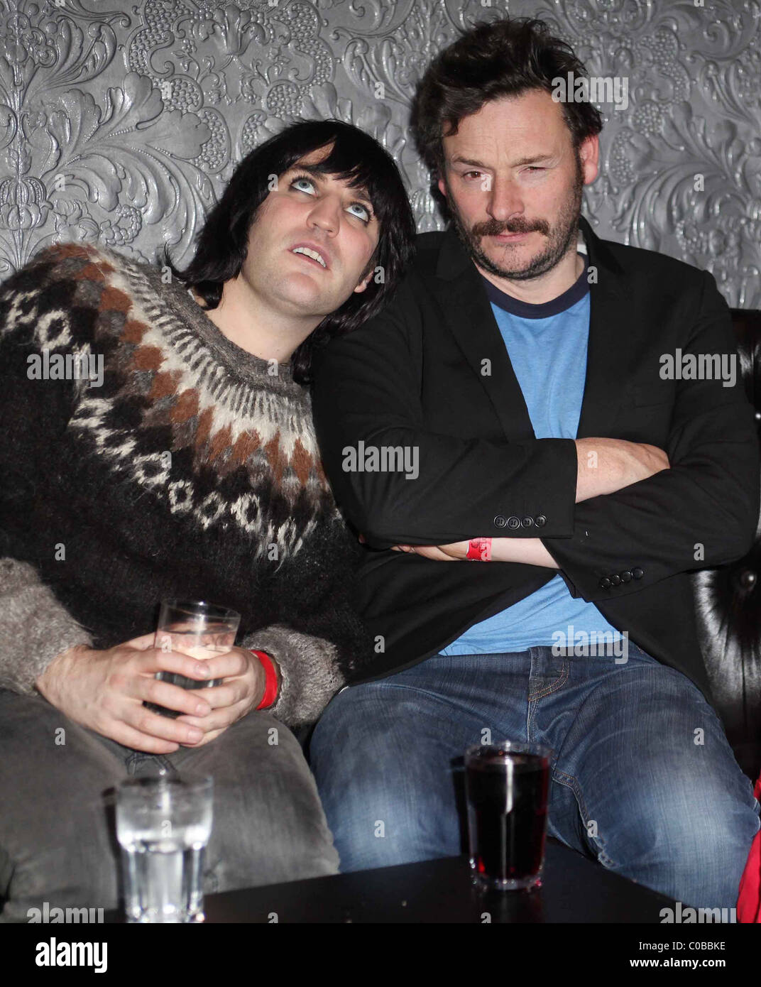 Noel Fielding and Julian Barratt, promoting the new DVD release of 'The ...