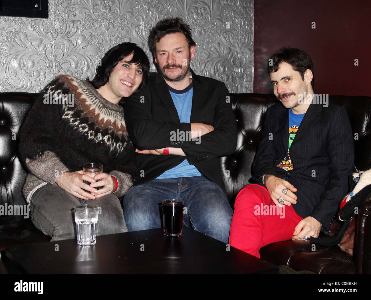 Noel Fielding, Julian Barratt and Mike Fielding, promoting the new DVD ...