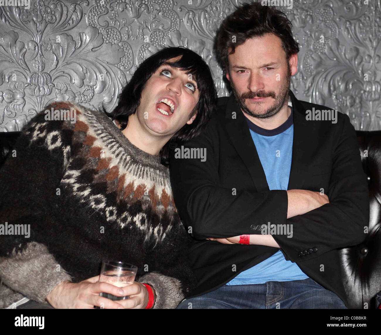 Noel Fielding and Julian Barratt, promoting the new DVD release of 'The ...