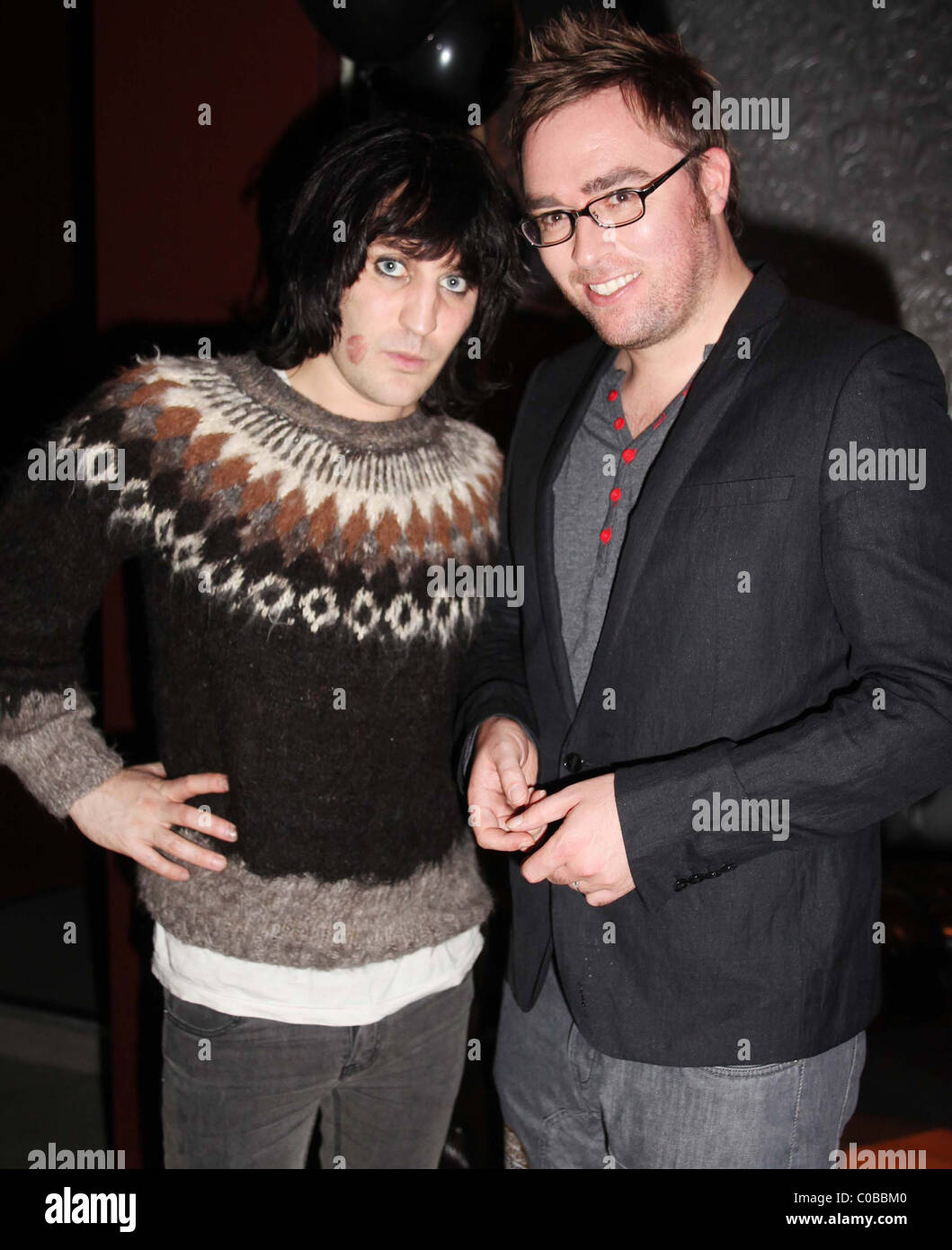 Noel Fielding and Danny Wallace, promoting the new DVD release of 'The ...