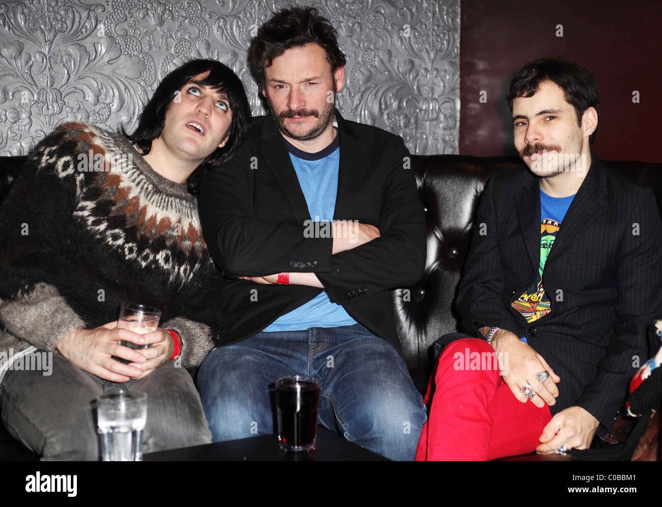 Noel Fielding, Julian Barratt and Mike Fielding, promoting the new DVD ...