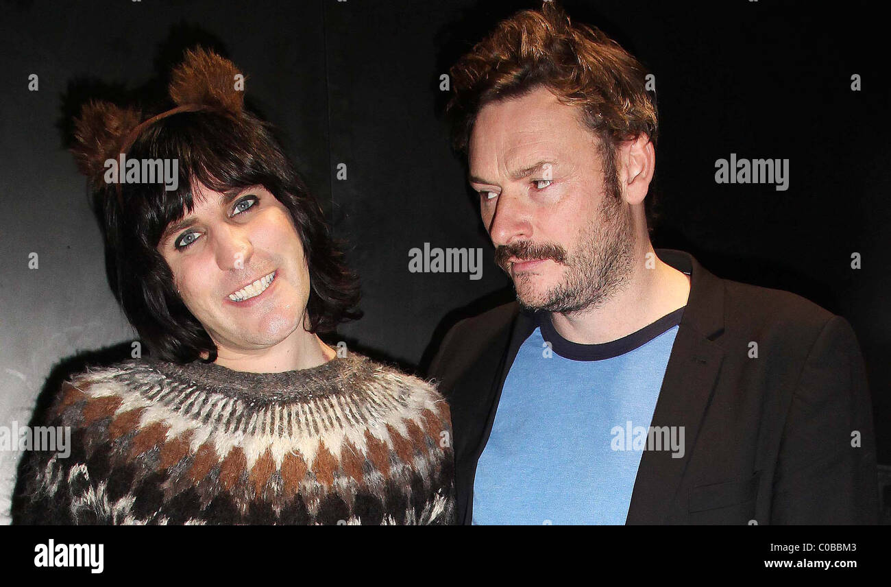 Noel Fielding and Julian Barratt, promoting the new DVD release of 'The ...