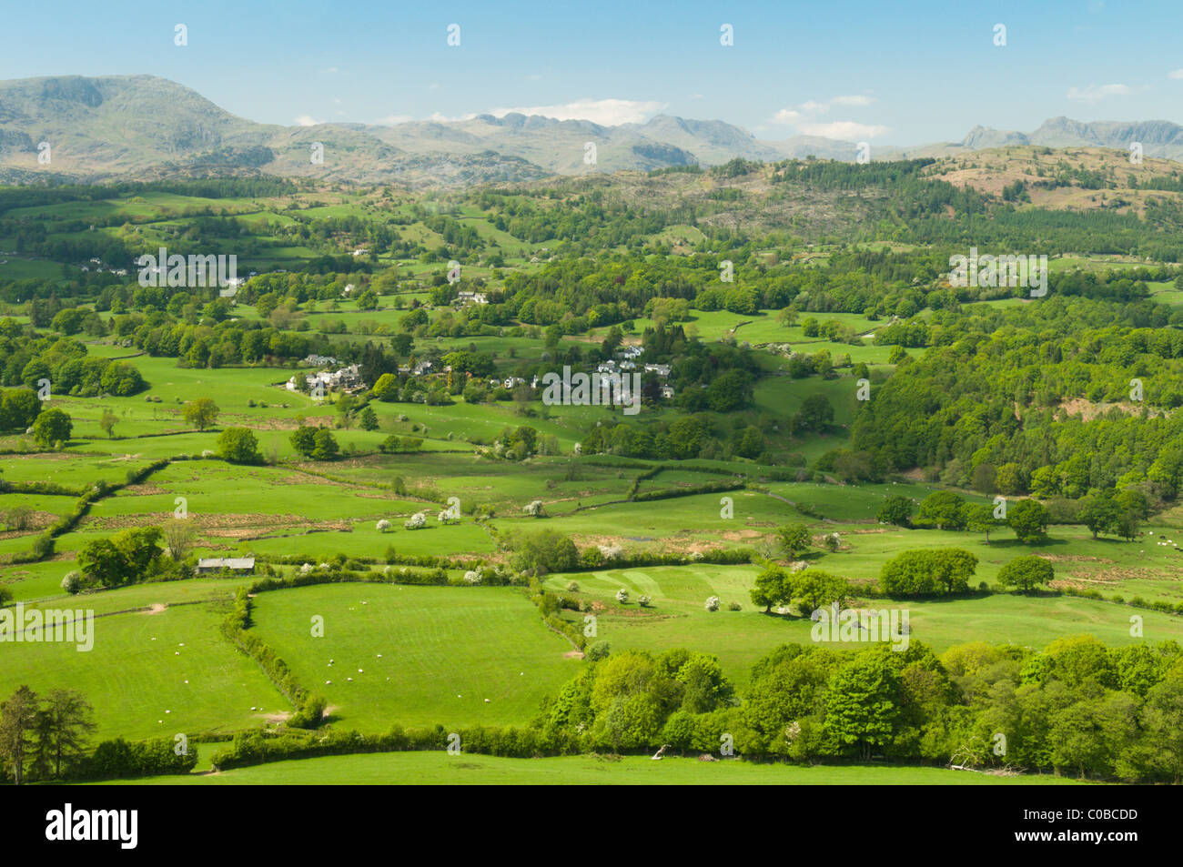 View Lake Windermere Mountains From High Resolution Stock Photography ...