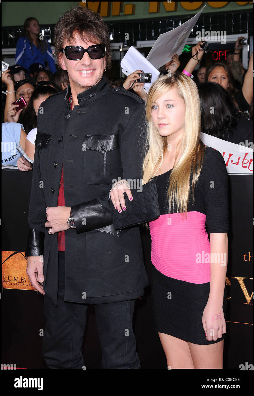 Richie Sambora with his daughter Ava Elizabeth The Los Angeles Premiere ...