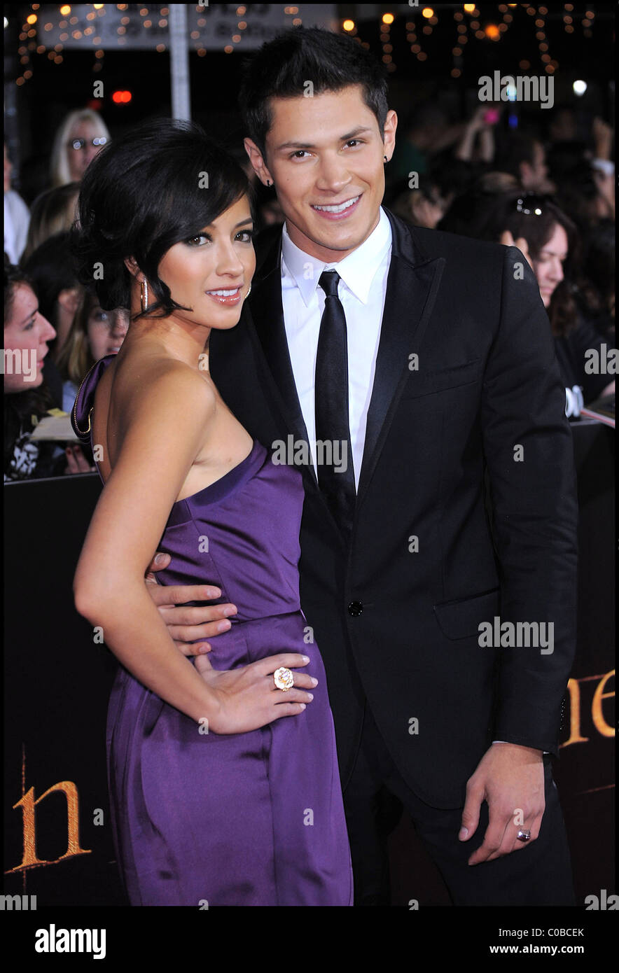 Alex Meraz and Guest The Los Angeles Premiere of 'The Twilight Saga ...