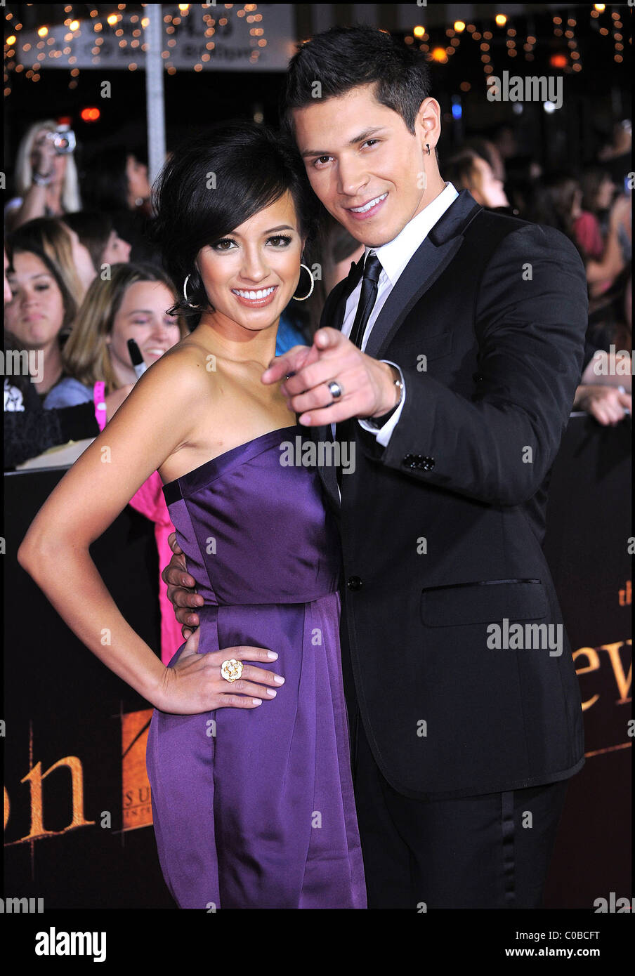 Alex Meraz and Guest The Los Angeles Premiere of 'The Twilight Saga ...