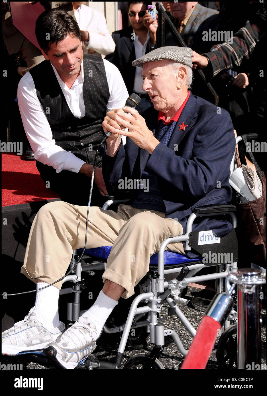 John Stamos and Jack Klugman John Stamos is honoured with the 2,393rd ...