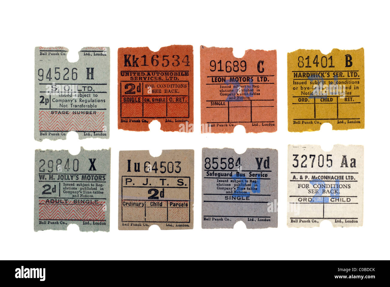 Vintage Bus Ticket High Resolution Stock Photography and Images - Alamy