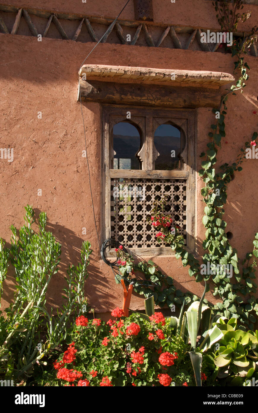Typical old Moroccan window Stock Photo - Alamy