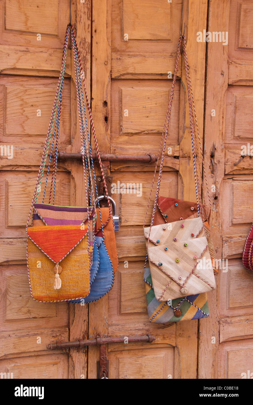Morocco Marrakech Souk Sale Bags High Resolution Stock Photography and ...