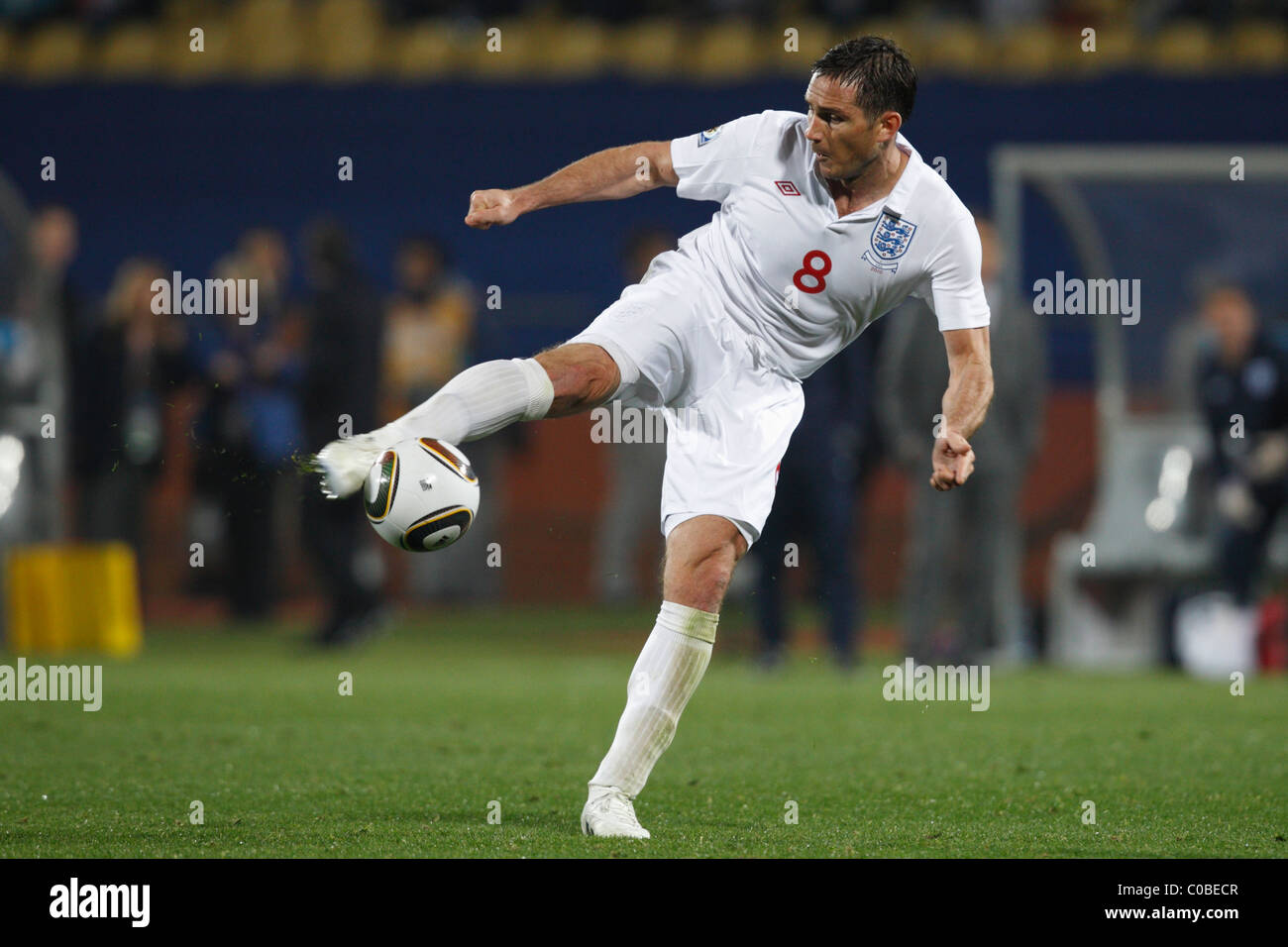 Following Through With A Soccer Kick