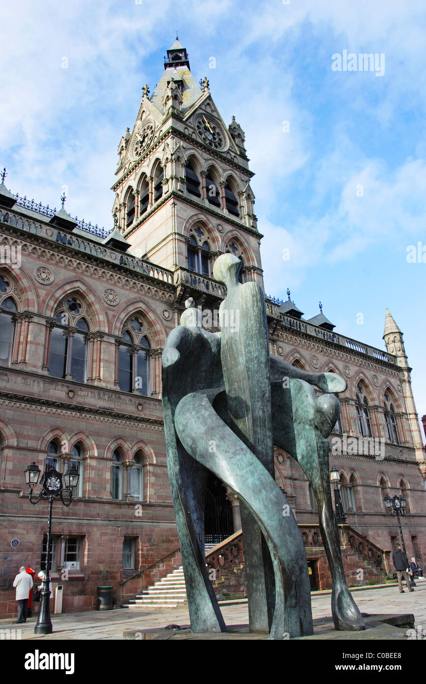 A view of the Town Hall in Chester, Cheshire Stock Photo - Alamy