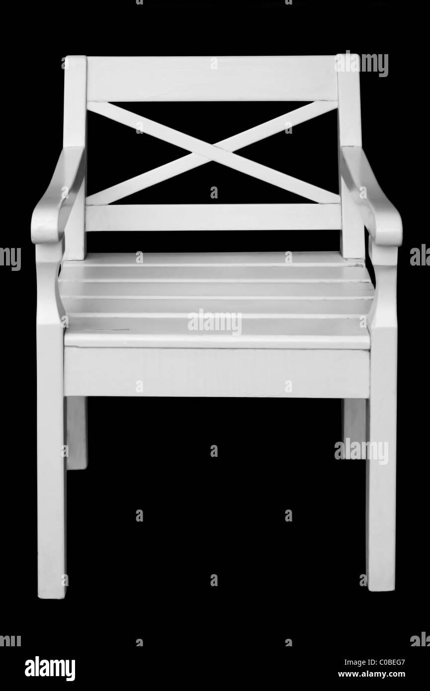 Chair isolated on white Stock Photo - Alamy