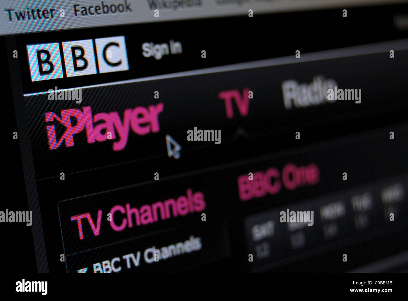 Bbc tv website hi-res stock photography and images - Alamy
