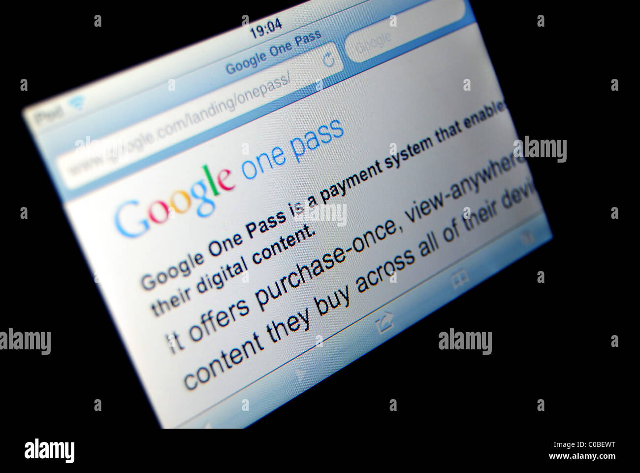 Photo Illustration Of An Apple Ipod Using Google Search To Display ...
