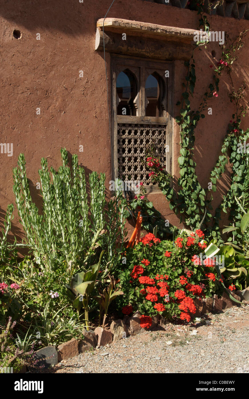 Typical old Moroccan window Stock Photo - Alamy