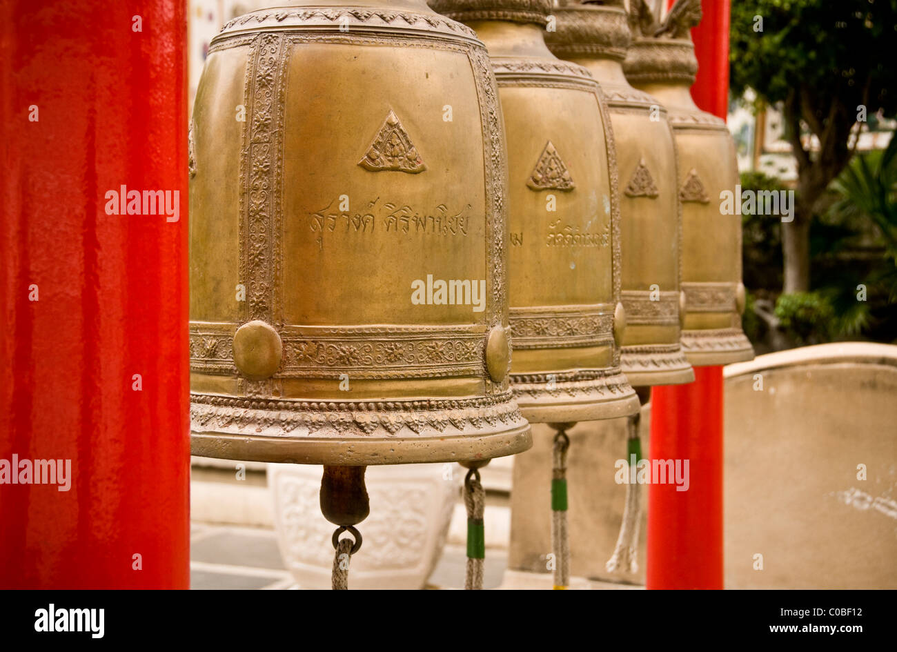 Sacred Bells,Wat Arun Temple, Thailand Stock Photo - Alamy