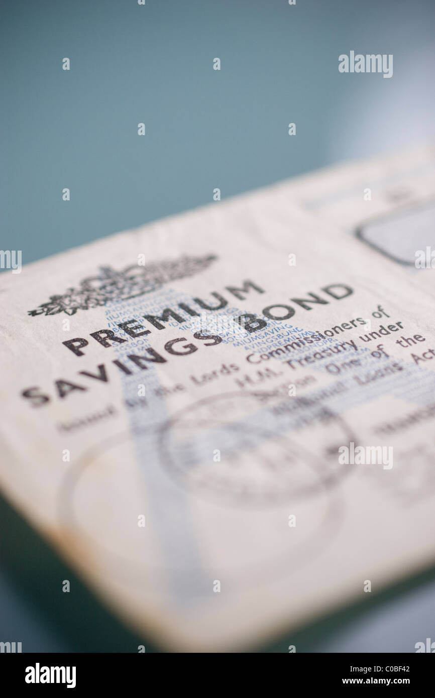 Vintage circa 1960 National Savings and Investment Premium Bonds ...