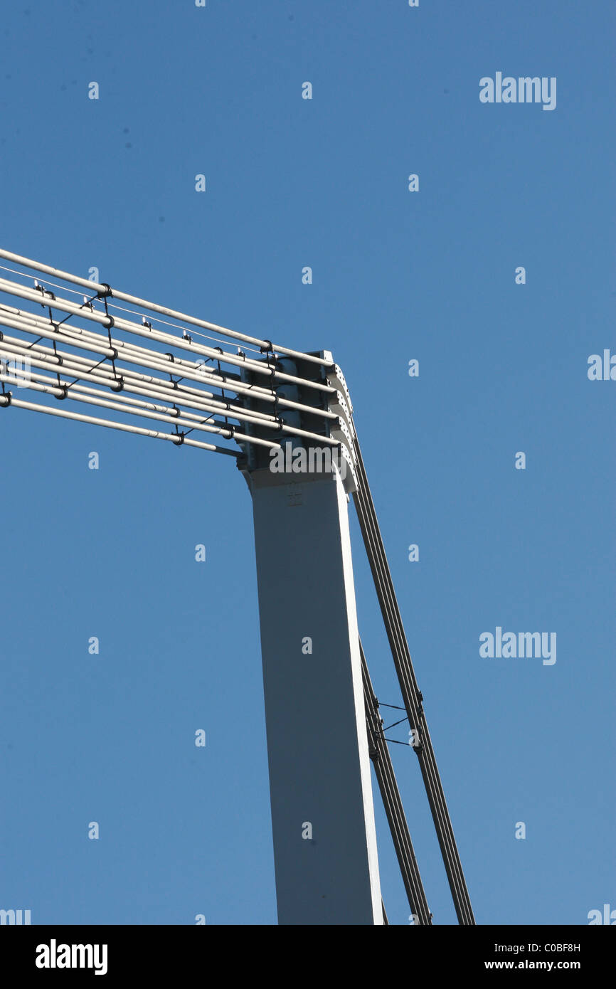 M48 Severn Bridge river crossing via the famous suspension bridge ...