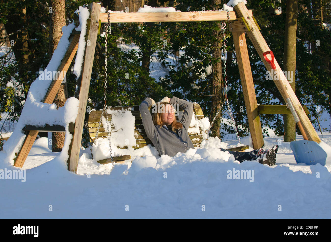Sunshine after snow hi-res stock photography and images - Alamy