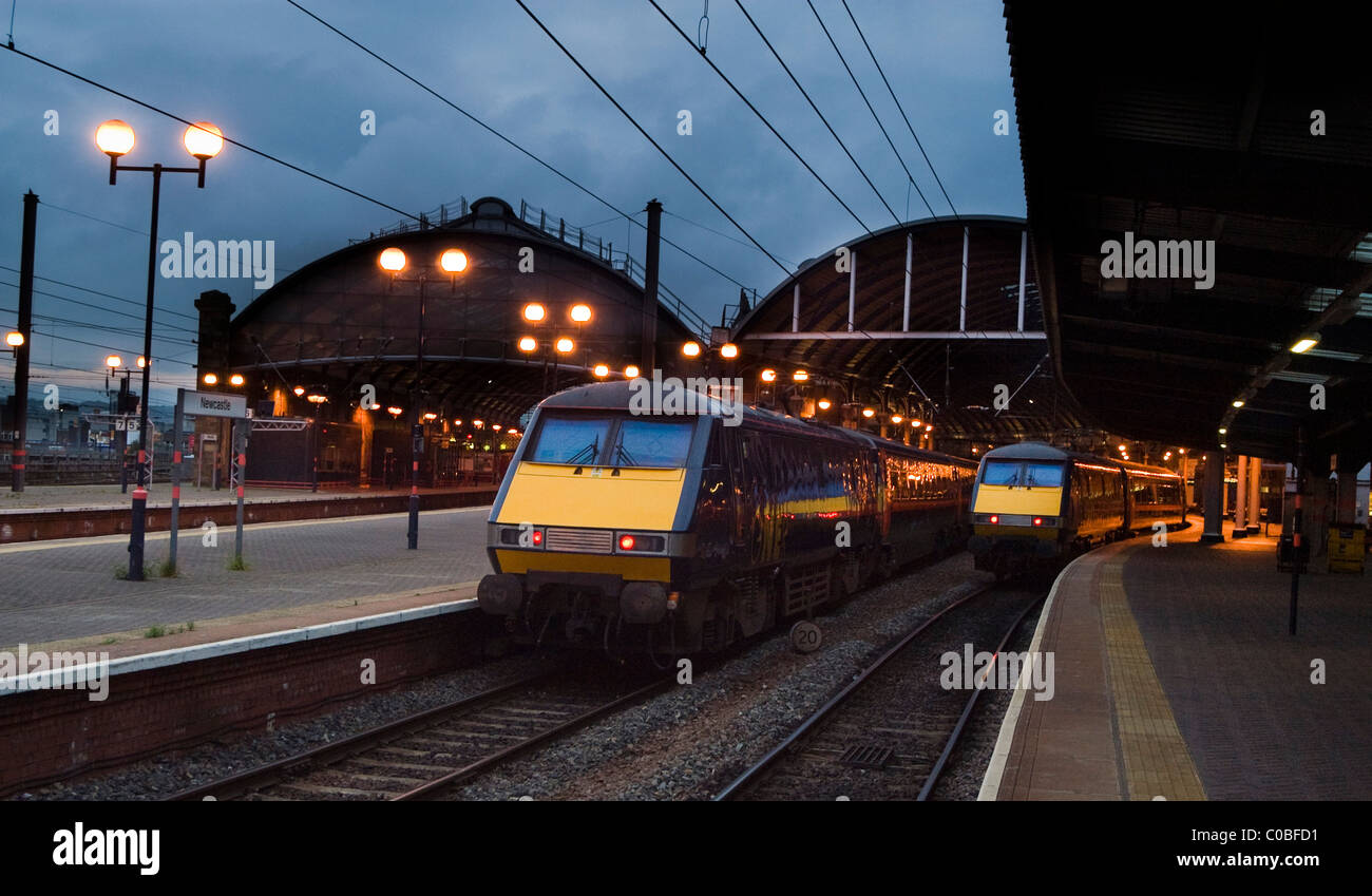 Newcastle Central Station Stock Photo - Alamy