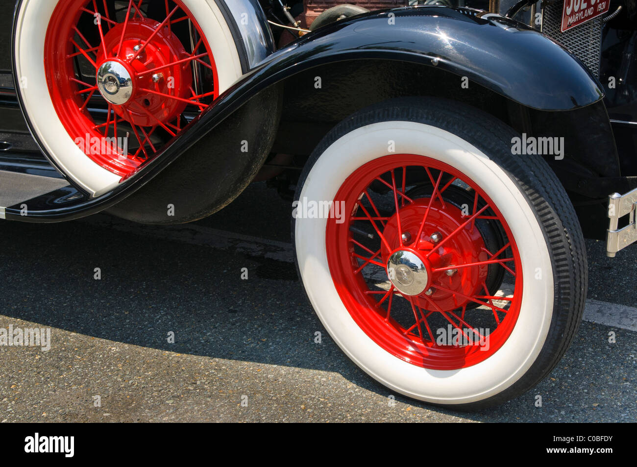 Classic car spare tire on hi-res stock photography and images - Alamy