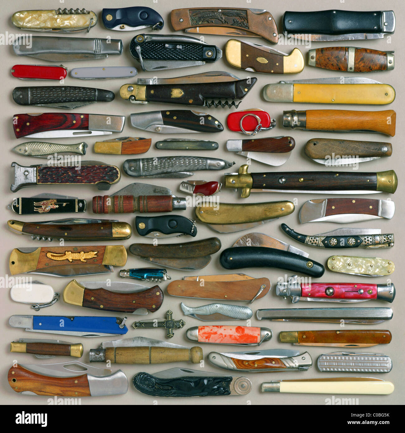 Knife collection hi-res stock photography and images - Alamy