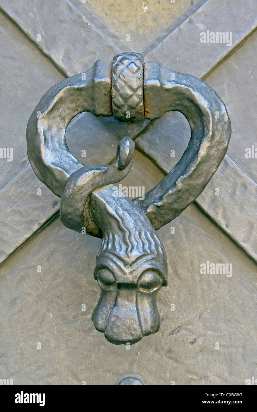 Church door knocker hi-res stock photography and images - Alamy