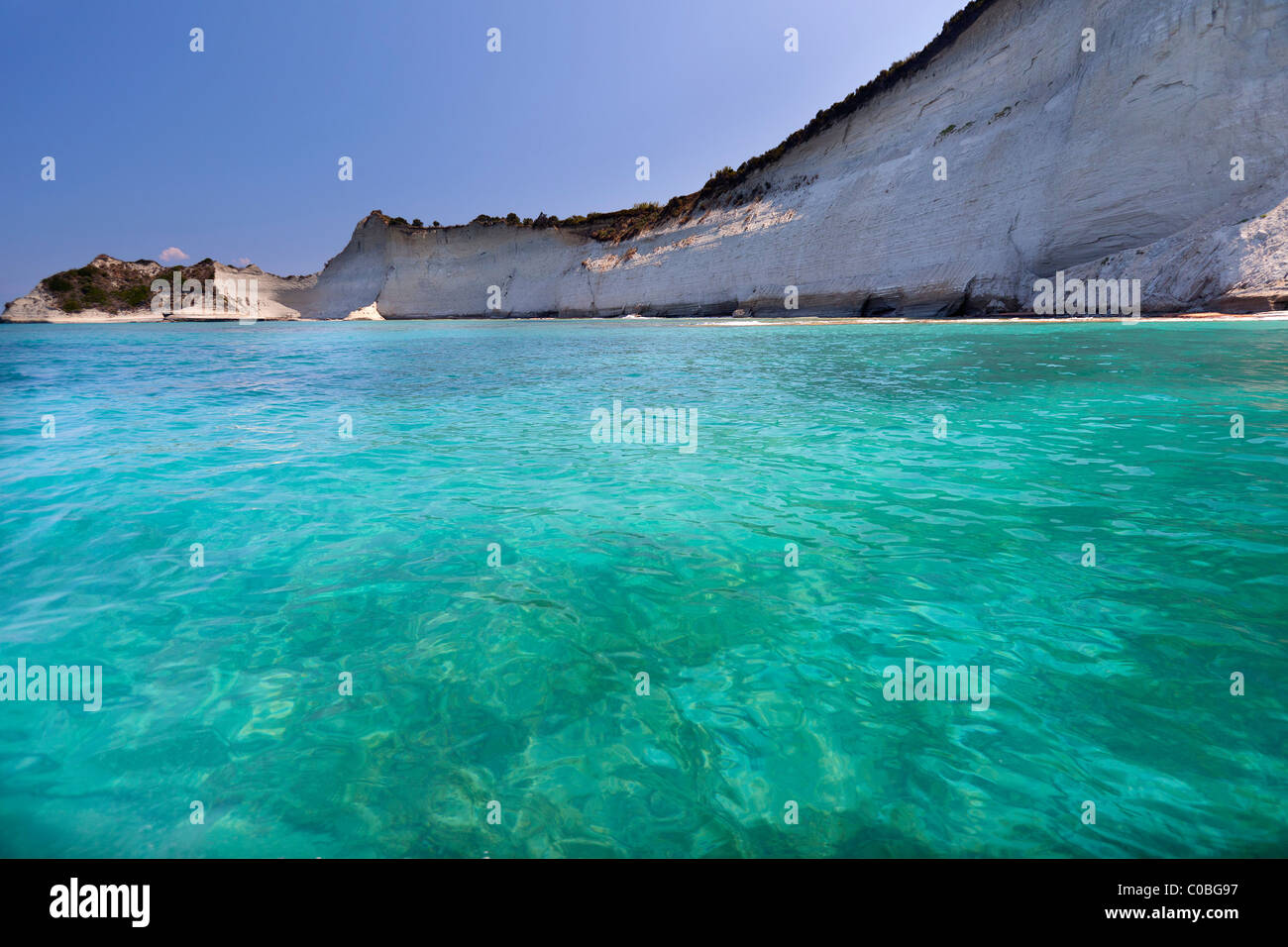 Paleokastritsa beach corfu island in hi-res stock photography and ...