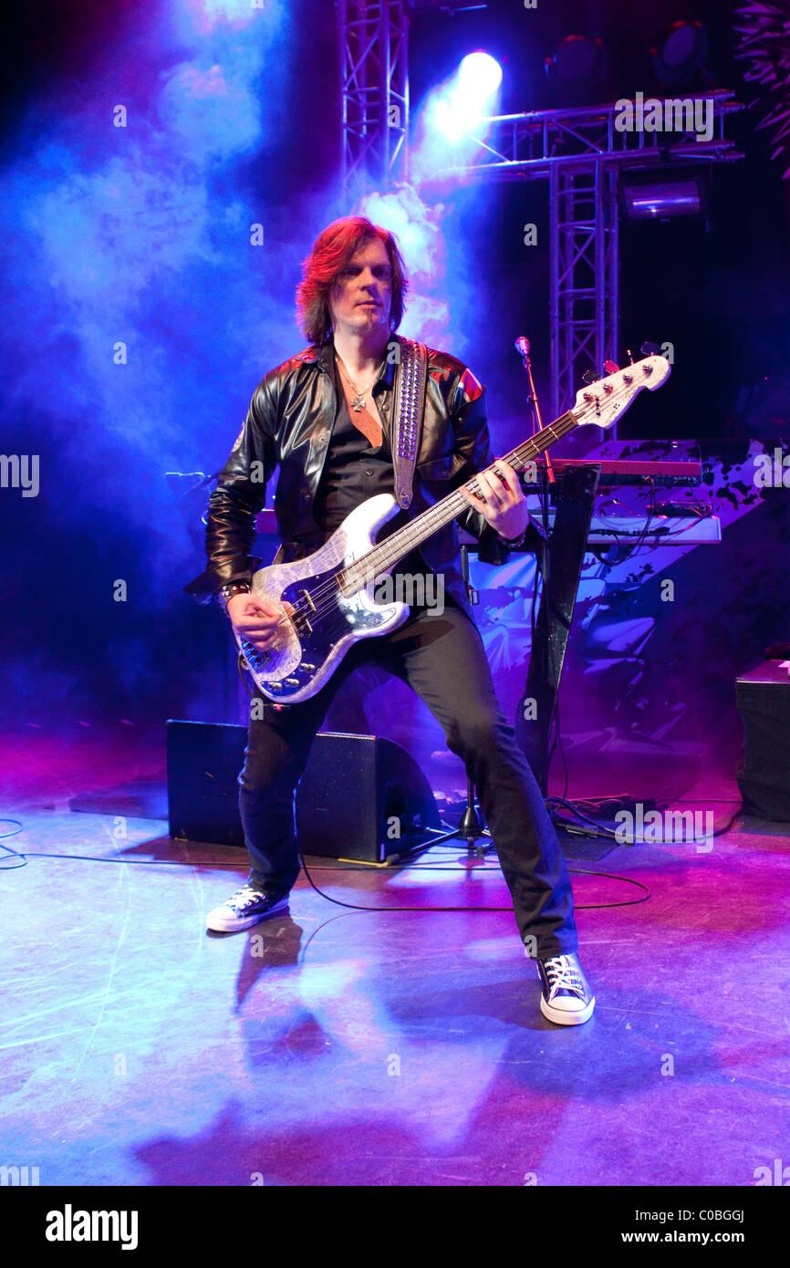 Europe performing at the Shepherds Bush Empire, London Stock Photo - Alamy