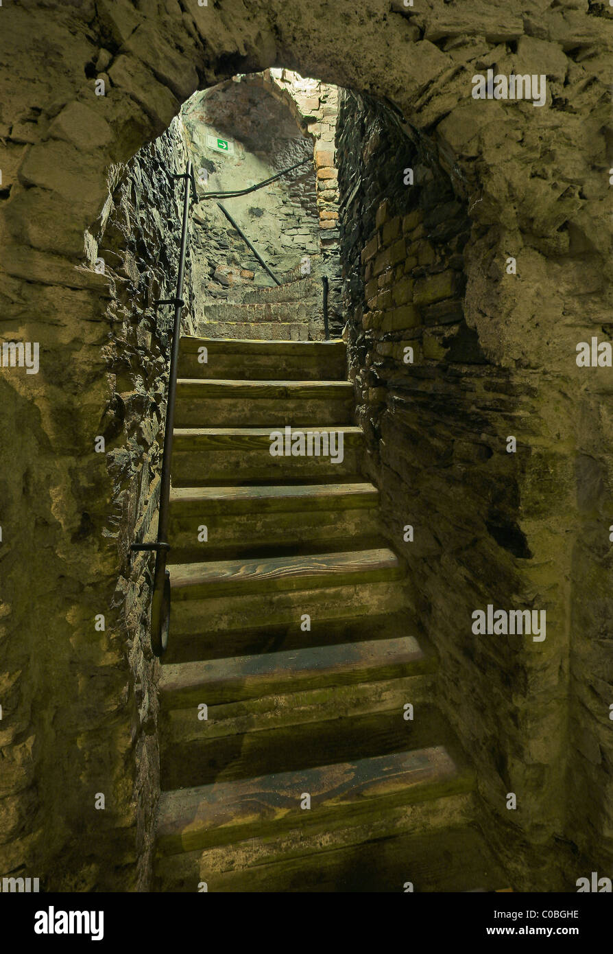 vintage cellar staircase Stock Photo - Alamy