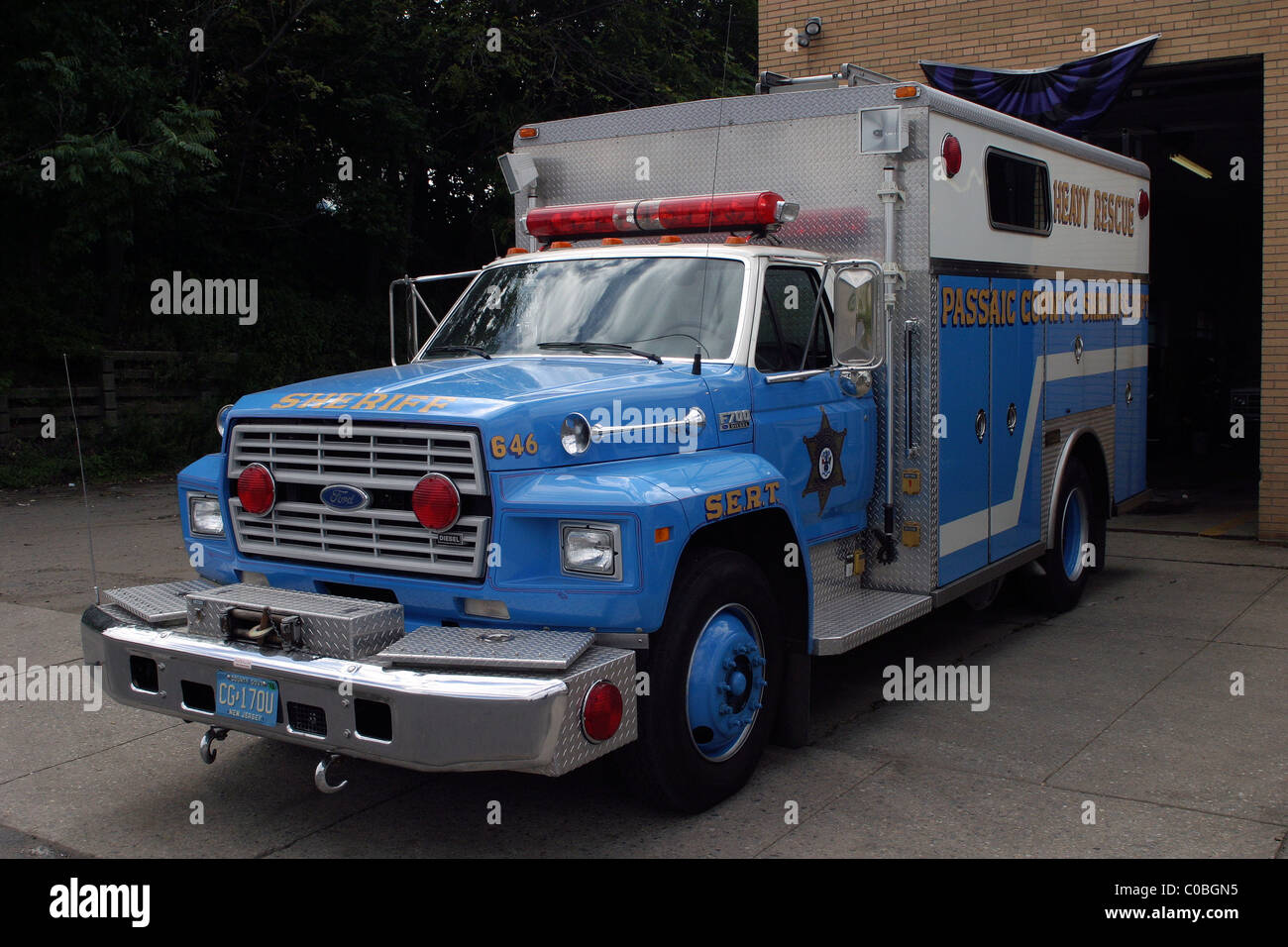 Heavy Rescue Ford truck Stock Photo - Alamy