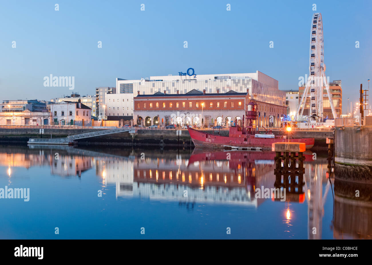 Point Village by Night Stock Photo - Alamy