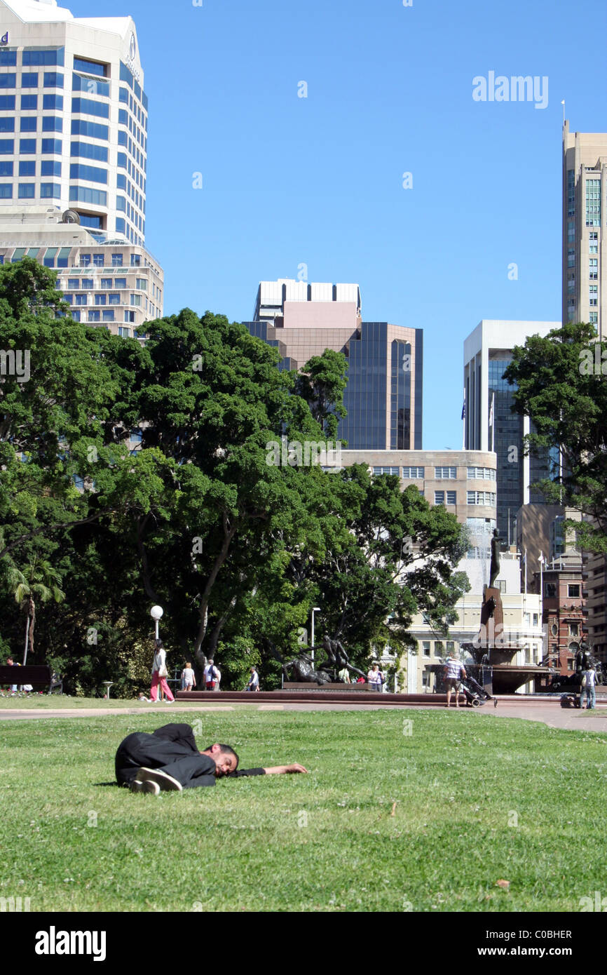 Australian homeless man hi-res stock photography and images - Alamy