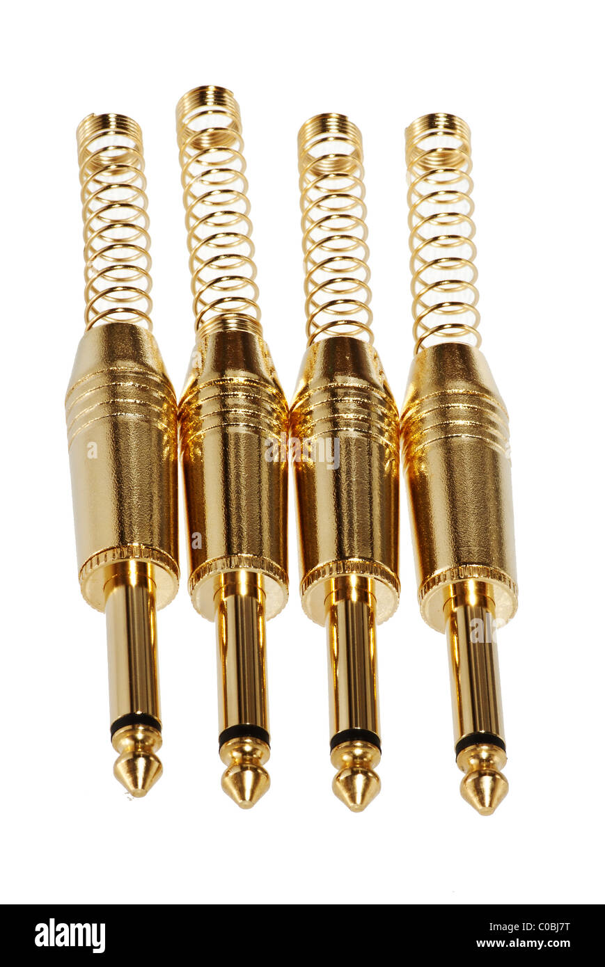 Jack for signal transmission and information isolated Stock Photo - Alamy