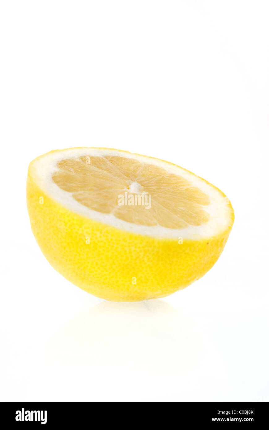 Lemon isolated on white background Stock Photo - Alamy