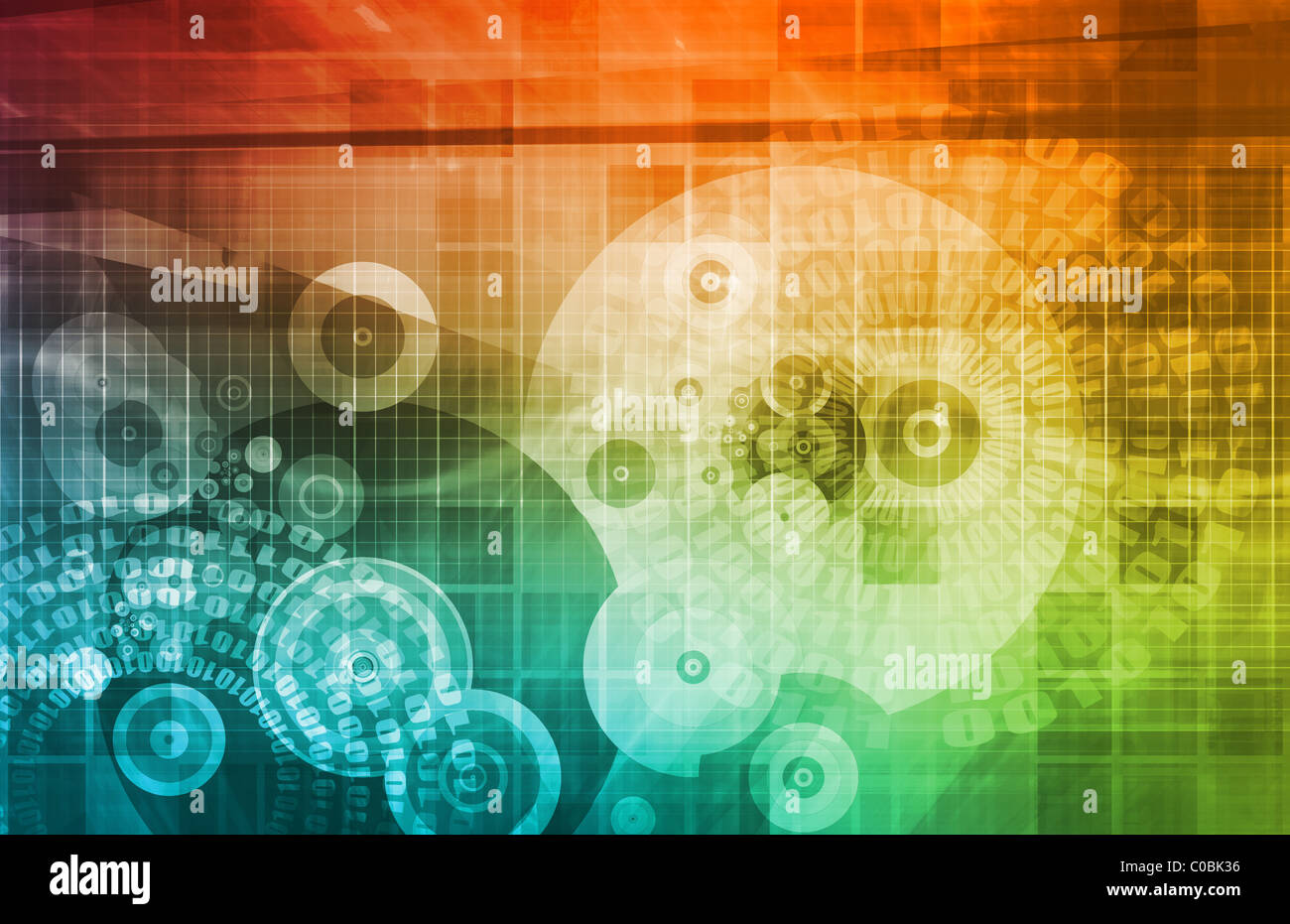 Business Technologies as a Conceptual Tech Art Stock Photo - Alamy