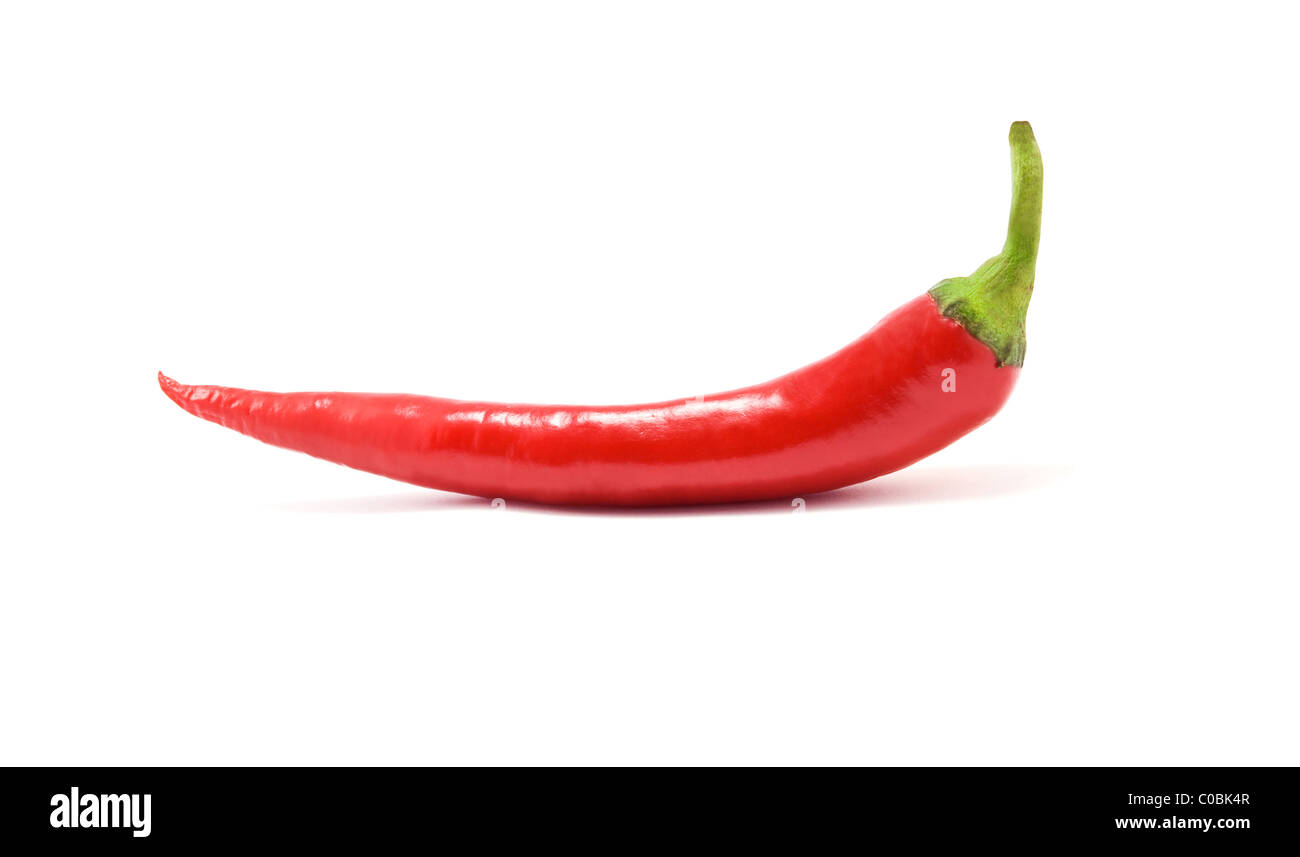 pepper is isolated on a white background Stock Photo - Alamy