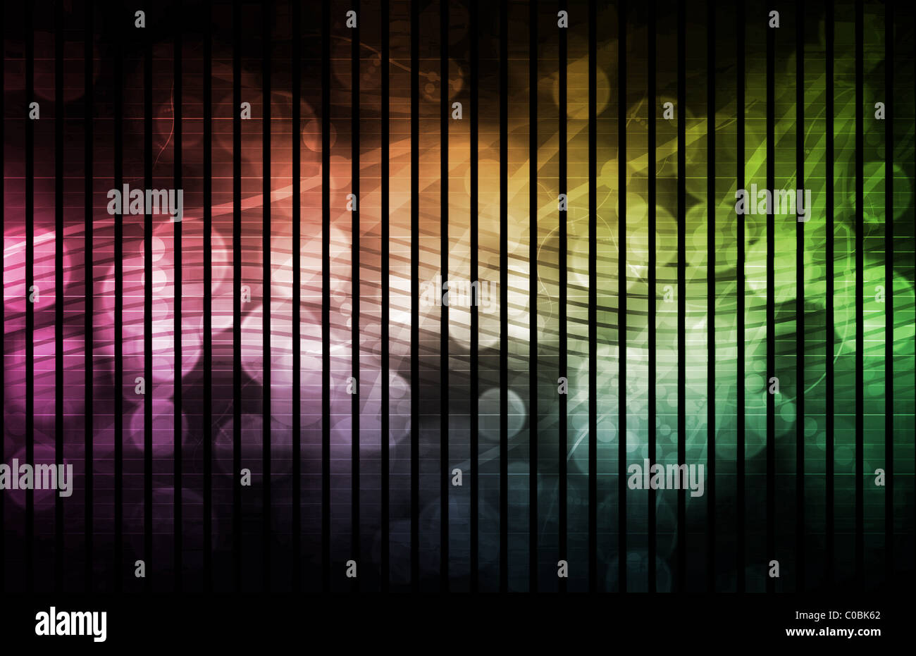 Futuristic Web Cyber Data Grid Color Background Stock Photo - Alamy