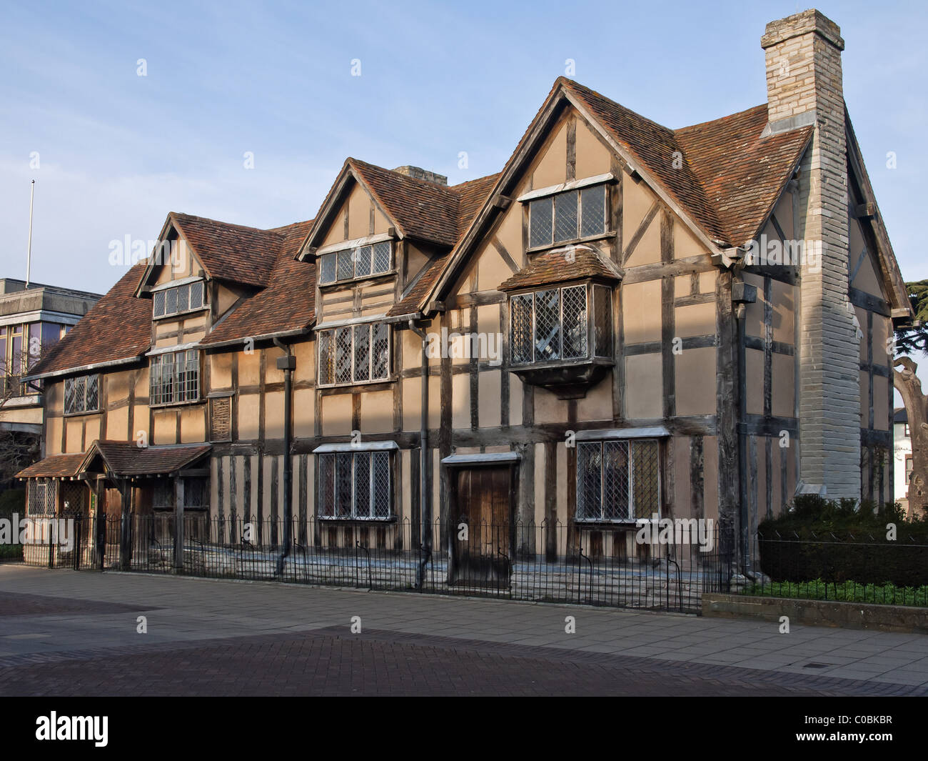 shakespeares birthplace old building stratford upon avon Stock Photo ...